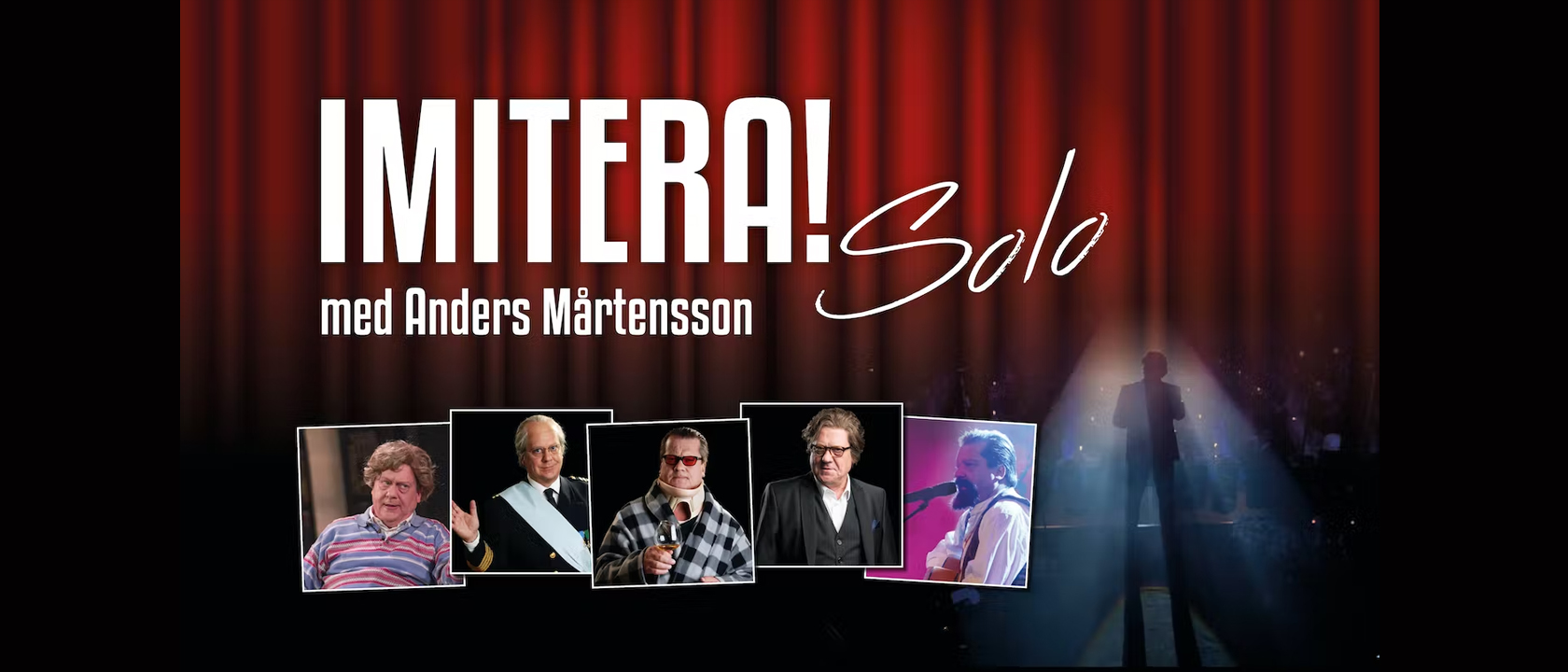 Imitera! solo med Anders Mårtensson | Riksteatern