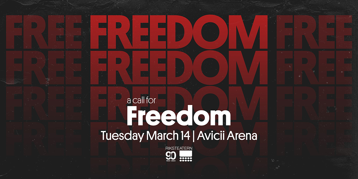 On March 14 2023 at Avicii Arena – LIVE | Riksteatern